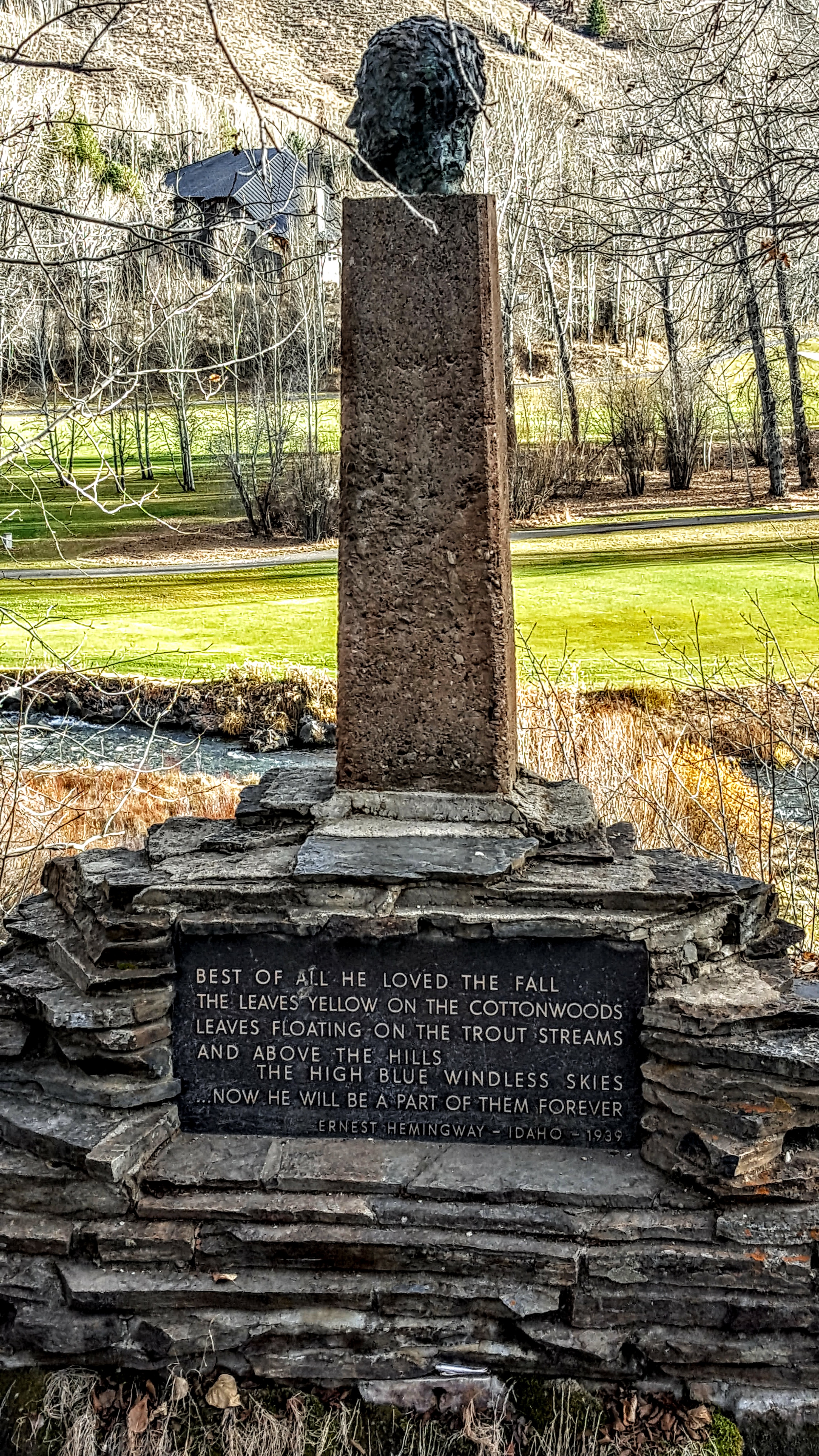 Mysterious poem at the Hemingway Memorial, Ketchum ID – On the Loose Live